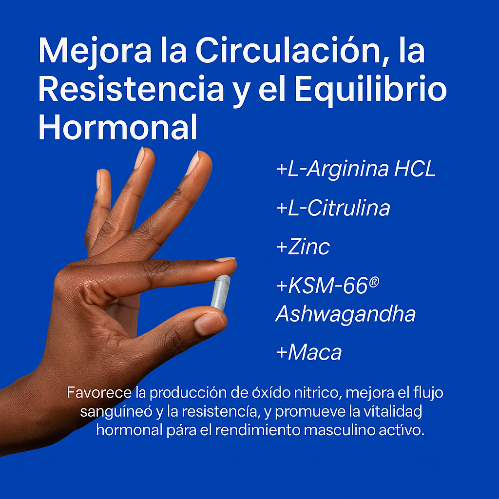 Selerb NAD+ para Hombres – Energía, Circulación y Anti-Edad – HerbaLux